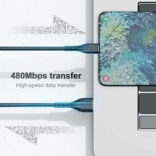 Micro USB Cable 1Ft 3 Pack, 1 Feet Short Android Charger Cable, Durable ...