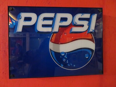 PEPSI-COLA Vintage Lighted Sign- Great Colors-Excellent Condition | eBay
