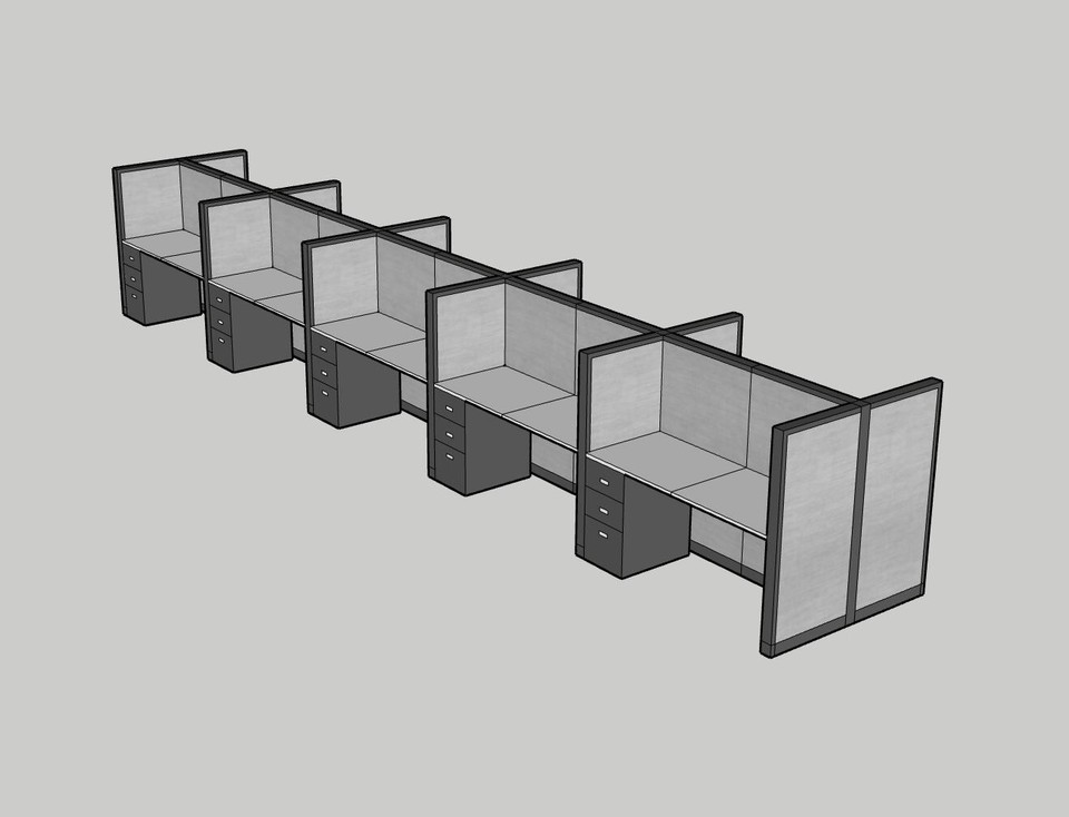 Herman Miller AO2 3x5, 5x5, 6x6, 6x7, 6x8, 7x7, 8x8, 8x9, 8x10 Office ...