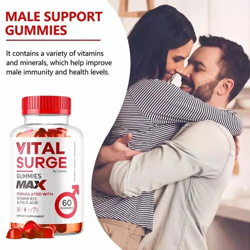 Vital Surge Testo Gummies, Testo Gummies for Men,Advanced Extra ...