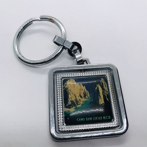 CABO SAN LUCAS ROTATING VINTAGE KEYCHAIN BEACH SCENERY BCS GOOD QUALITY ...