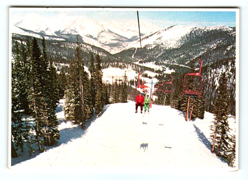 Postcard 4x6 CO Monarch Ski Area Lift Monarch Pass Mountains | eBay