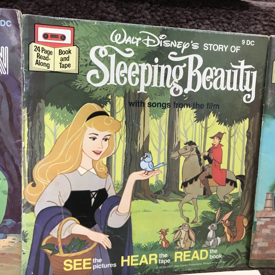 Disney Storyteller Read Along Book and Tape No Cassettes Lot of 24 ...