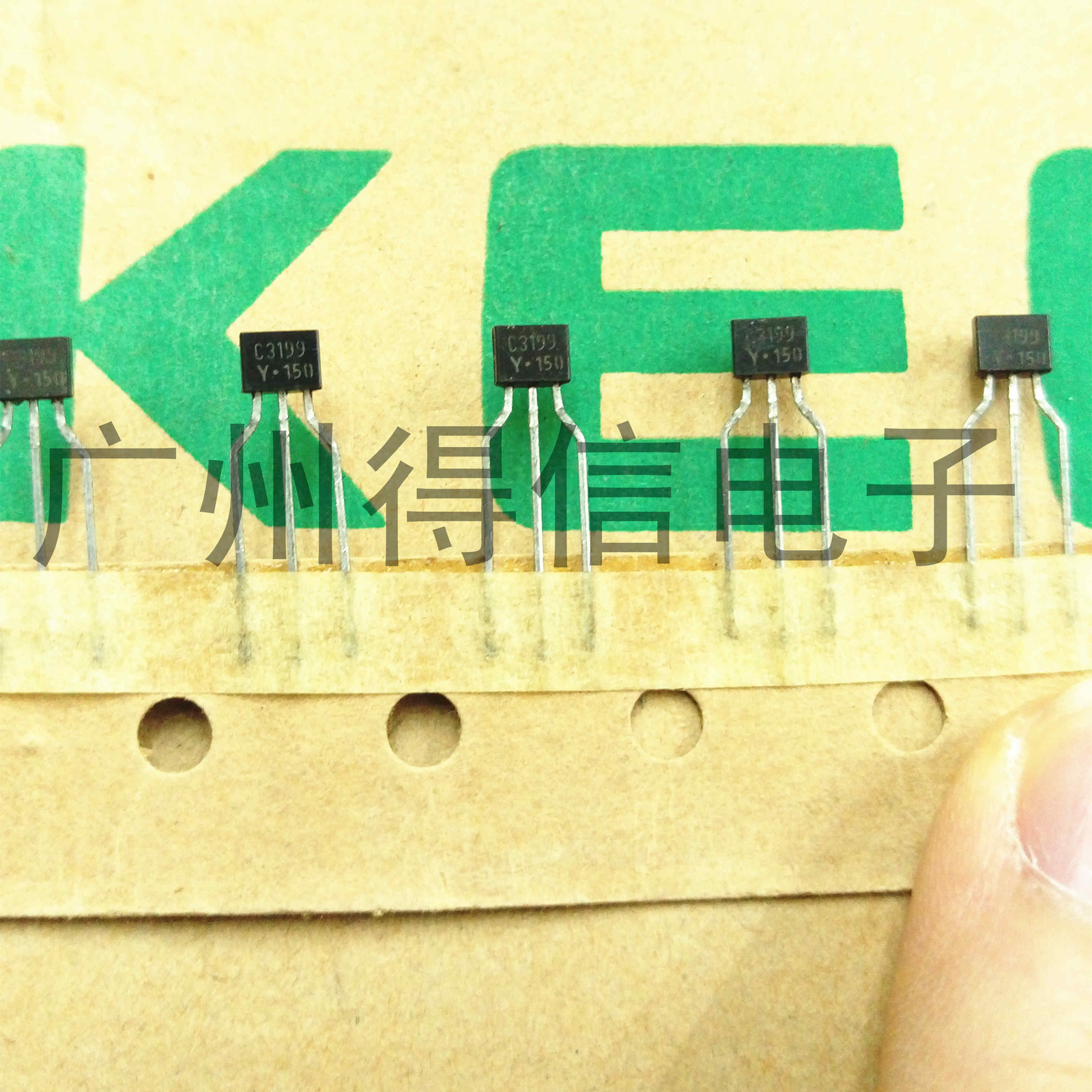 10pcs KTC3199Y C3199 brand-new original KEC triode braided copper foot ...