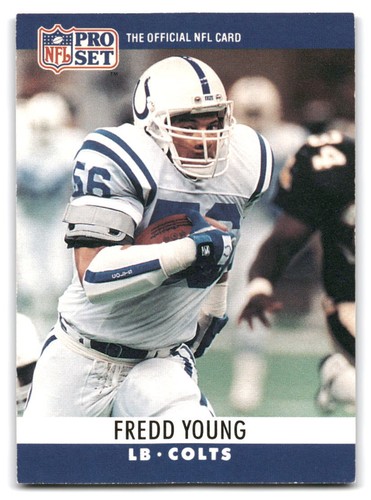 Fredd Young 1990 Pro Set FOOTBALL #138 Indianapolis Colts | eBay