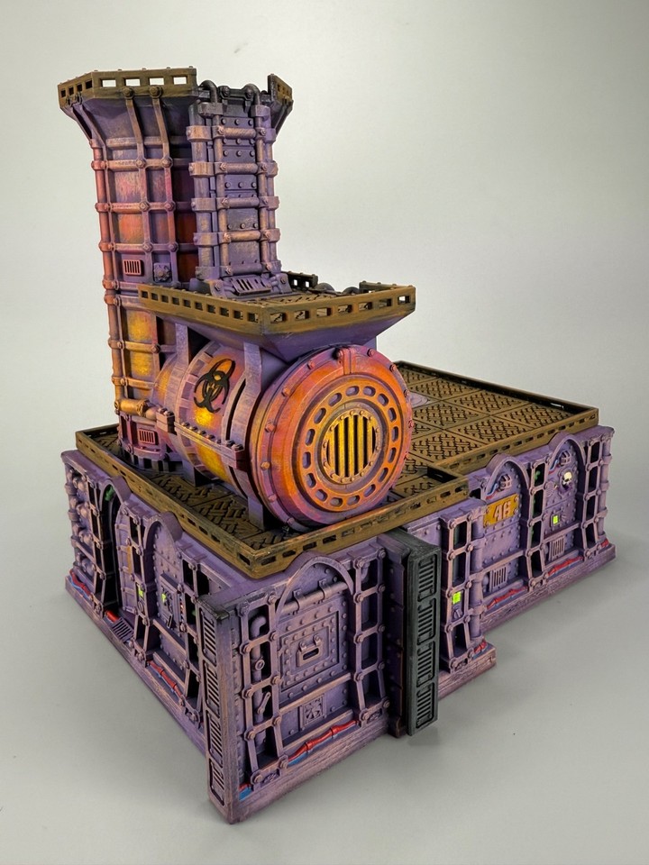 Painted Kill Zone Buildings For War hammer Kill Team Scatter Terrain ...