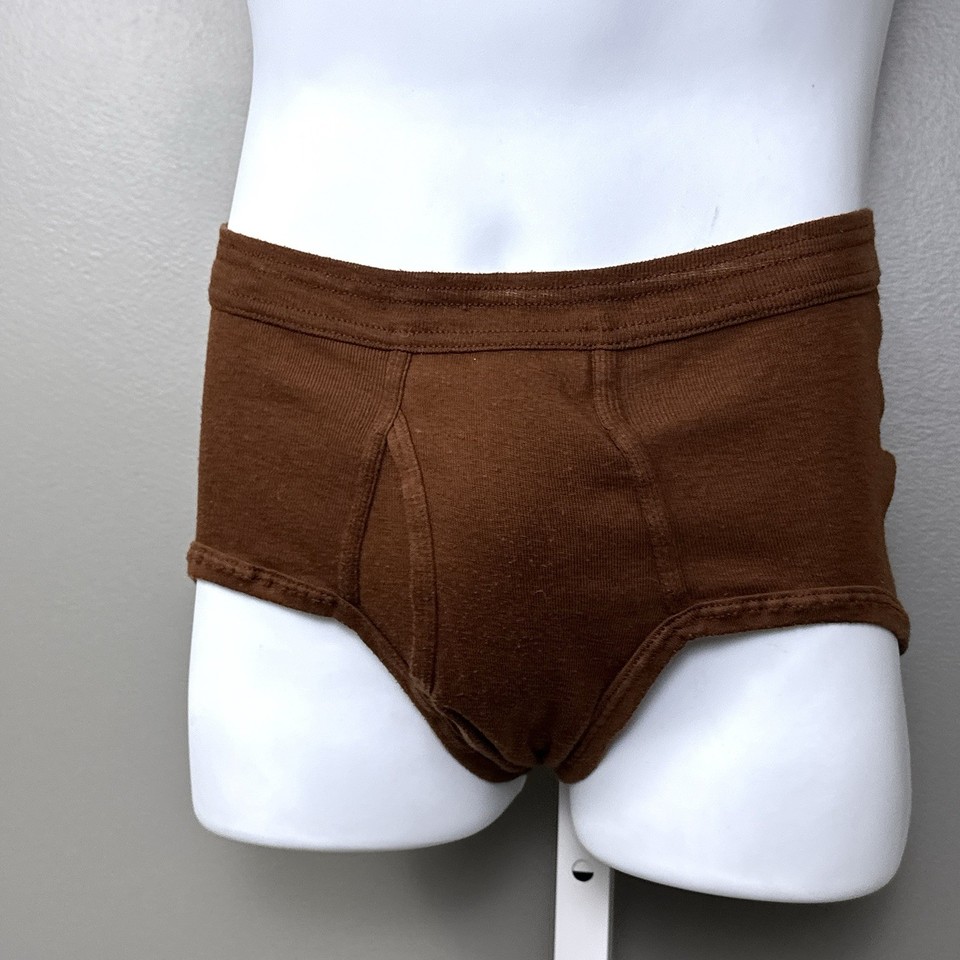 Vintage JCPenney Men’s Underwear Brown Size Medium 32 34 Polyester ...
