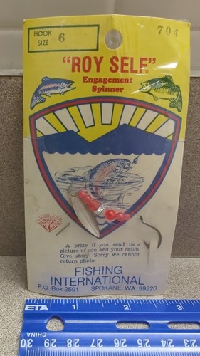 Rare Vintage Roy Self 704 Engagement Spinner Fishing International ...