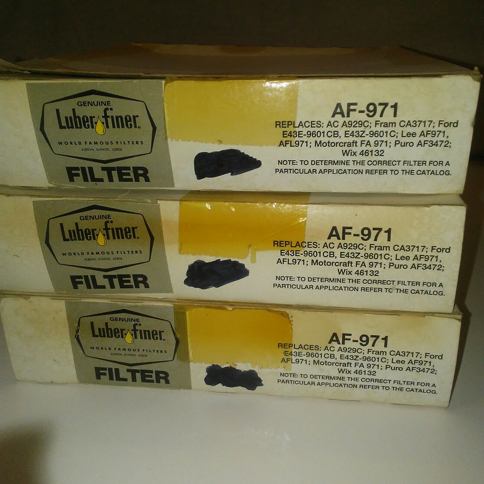Air Filter Luber-Finer AF971 for sale online | eBay