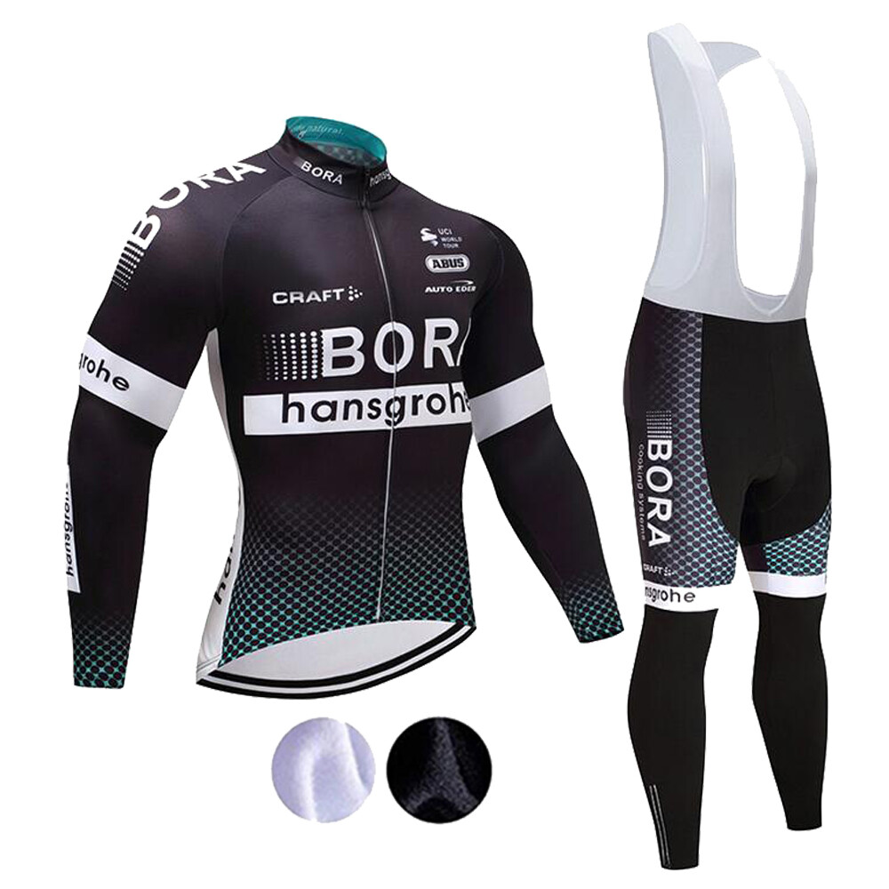 Winter Fahrradbekleidung Herren Thermo Fahrradtrikot Langarm MTB ...