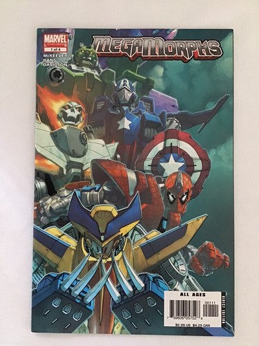 Marvel Comics Megamorphs Comic Book Issues #1-4 Complete Series 1 2 3 4 ...