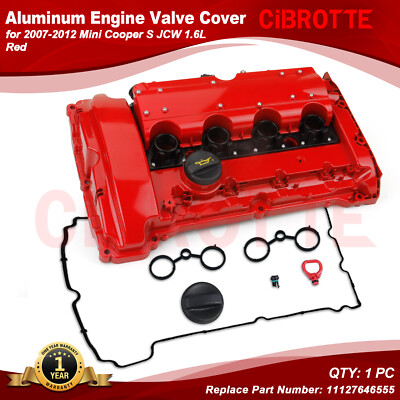 ALUMINUM Valve Cover w/ Gasket & Cap for 07-12 Mini Cooper R55 R56 R57 ...