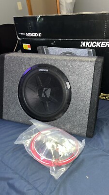 KICKER PT250 10″ Subwoofer with Built-In 100W Amplifier 713034068853| eBay