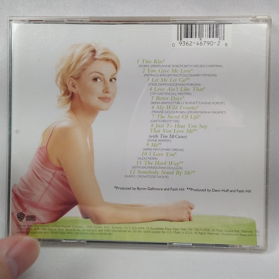 Faith Hill - Faith CD 1998 Country Warner Bros. Records | eBay UK