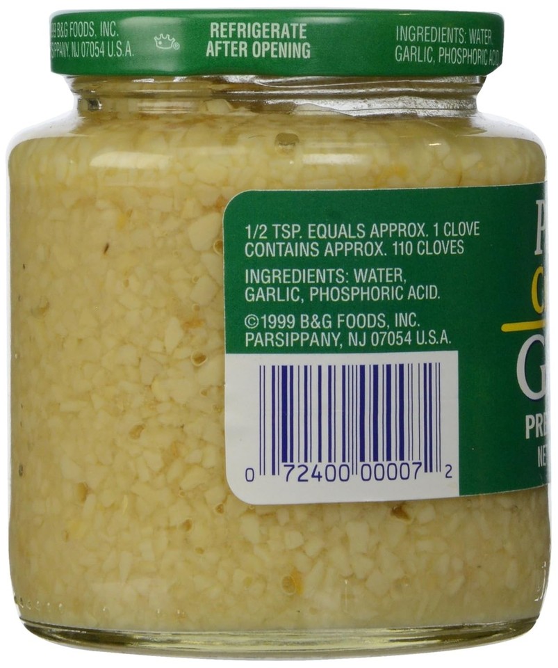 10oz Finely Chopped Garlic - Crisp, Flavorful Spice for Effortless ...
