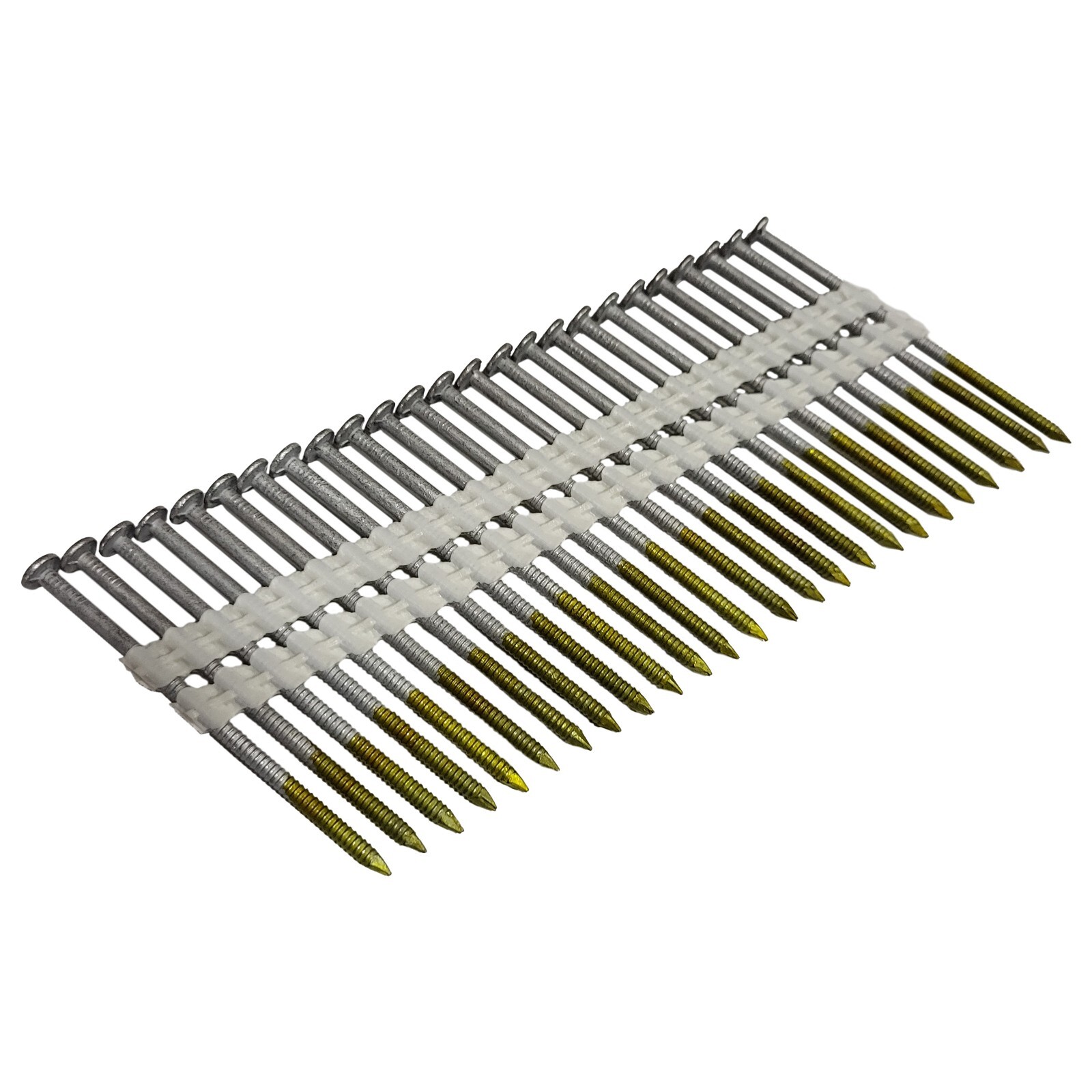 3" x .120" Ring Shank Nails, Plastic Collated, HDG (20-22 Degree ...