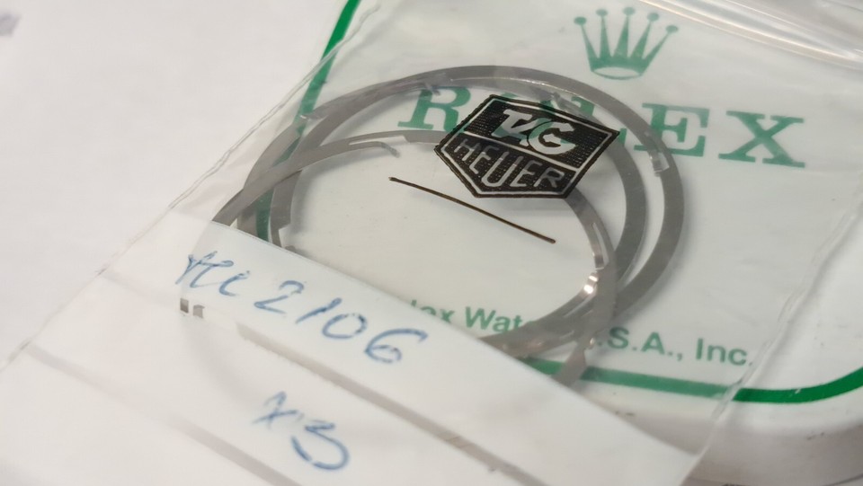 Tag Heuer Bezel Click 33.8mm diameter GENUINE 2106 friction spring | eBay