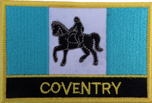 Coventry City Flag Embroidered Patch - Sew or Iron on | eBay