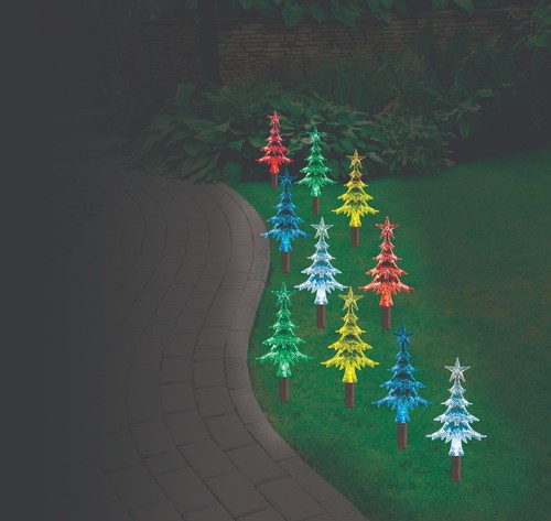 Solar Mini Path Trees 10pcs | eBay