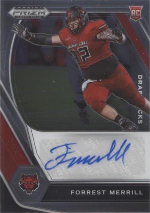 2021 Panini Prizm Draft Picks - Draft Picks Autographs Forrest Merrill ...