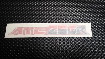 1986 Honda ATC250R 86 ATC 250R 3 Wheeler - Rear Fender Decal Sticker ...