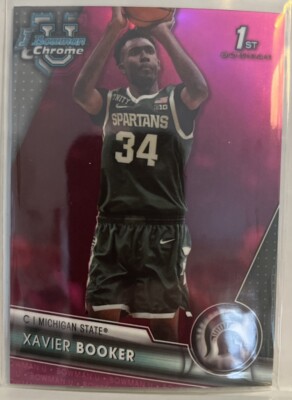 Xavier Booker 2023-24 Bowman University Chrome U Pink 1st Bowman #57 ...