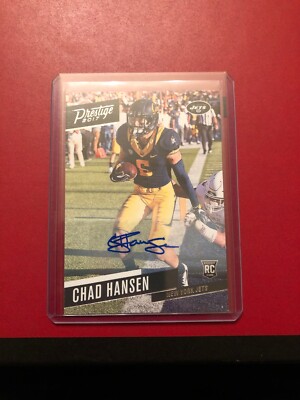 2017 Prestige Rookie Autographs #265 Chad Hansen Jets RC Auto | eBay