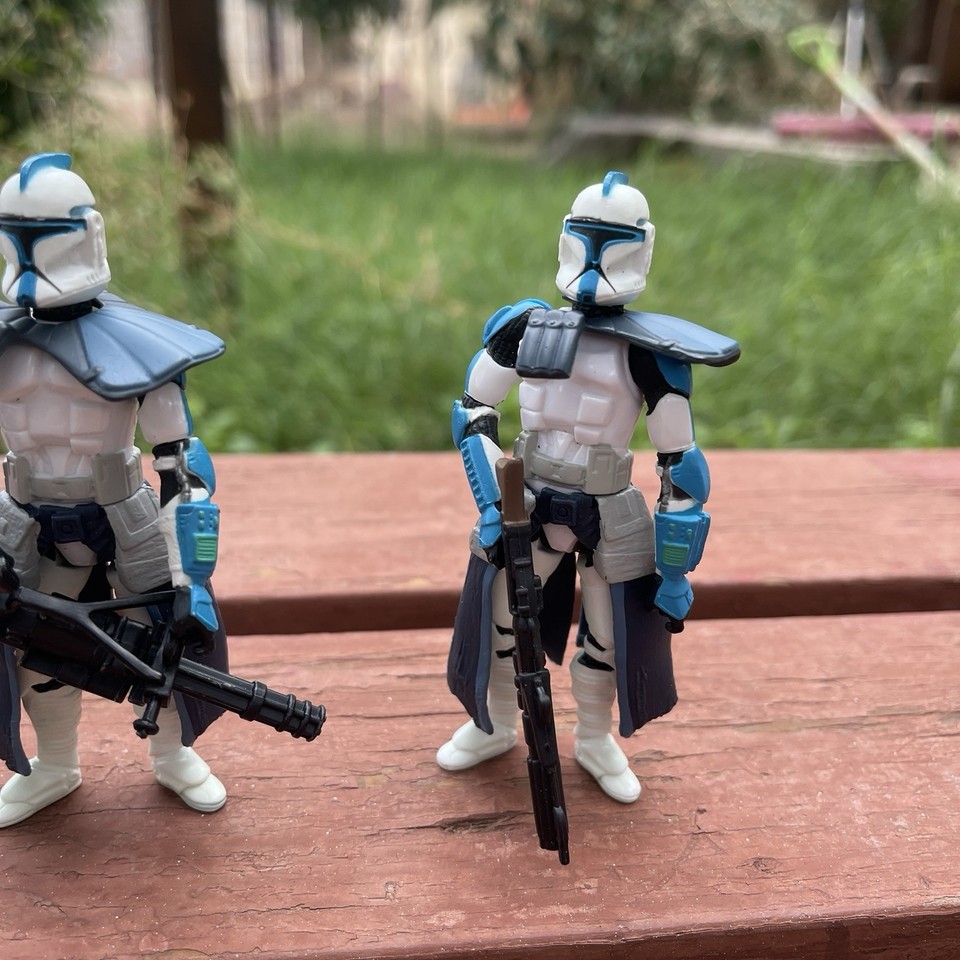 Star Wars ARC Heavy Gunner, 3 Troopers Lot Hunt for Grievous Battlepack ...