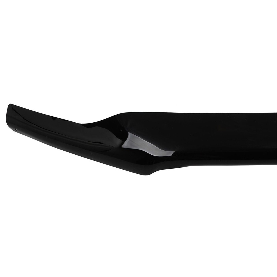 Low Profile Bug Shield Hood Stone Deflector Black For Ford F-150 F150 ...