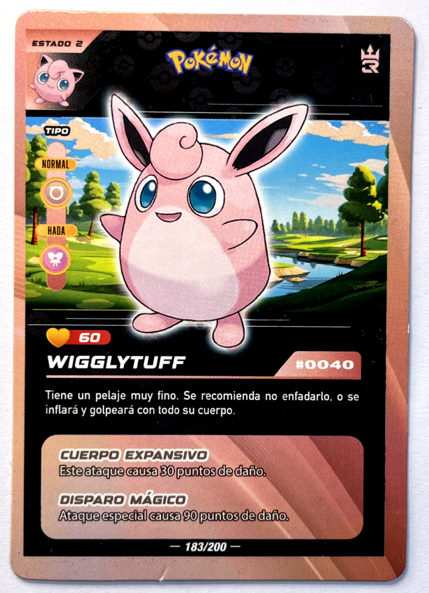 Cárta Pokémon Wigglytuff