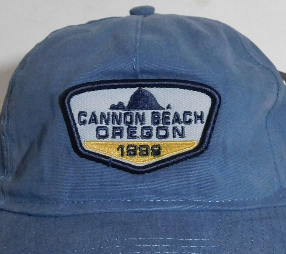 Cannon Beach Oregon Hat Leather Strap adjustable Medium Fit Cap | eBay