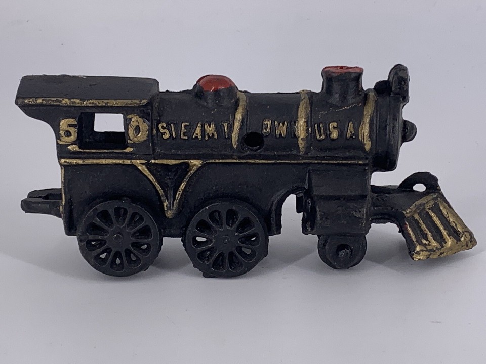 Cast Iron Toy Train No. 50 with Coal Car No. 40 Steam Town USA (X-6G ...