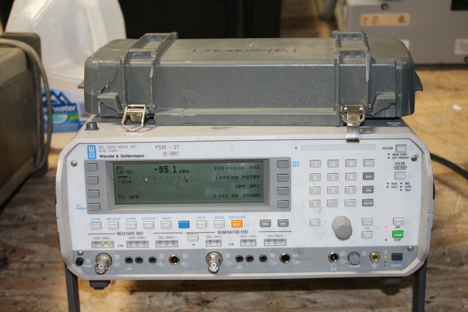 WG Wandel & Goltermann PSM-37 Selective Meter Level Measuring Set 50 Hz ...