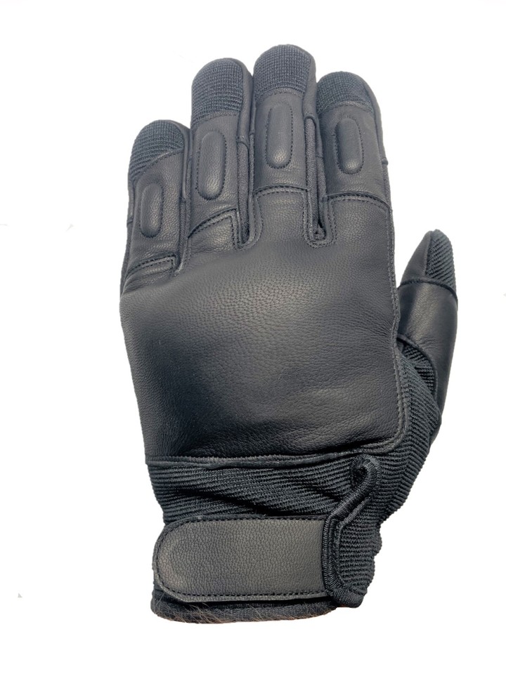Tactical Leather Gloves Steel Shot (Black, Brown & Tan) 8oz per glove ...