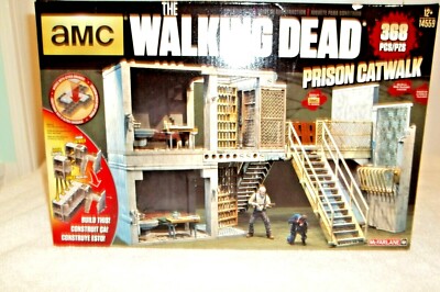 Walking Dead McFarlane Building Construction Set Prison Catwalk New ...