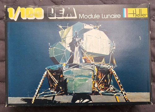 1/100 LEM Lunar Module model kit by Heller # 019 | eBay
