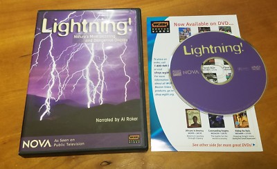 Nova: Lightning! (DVD, 2004) PBS WGBH Boston Video nature documentary ...