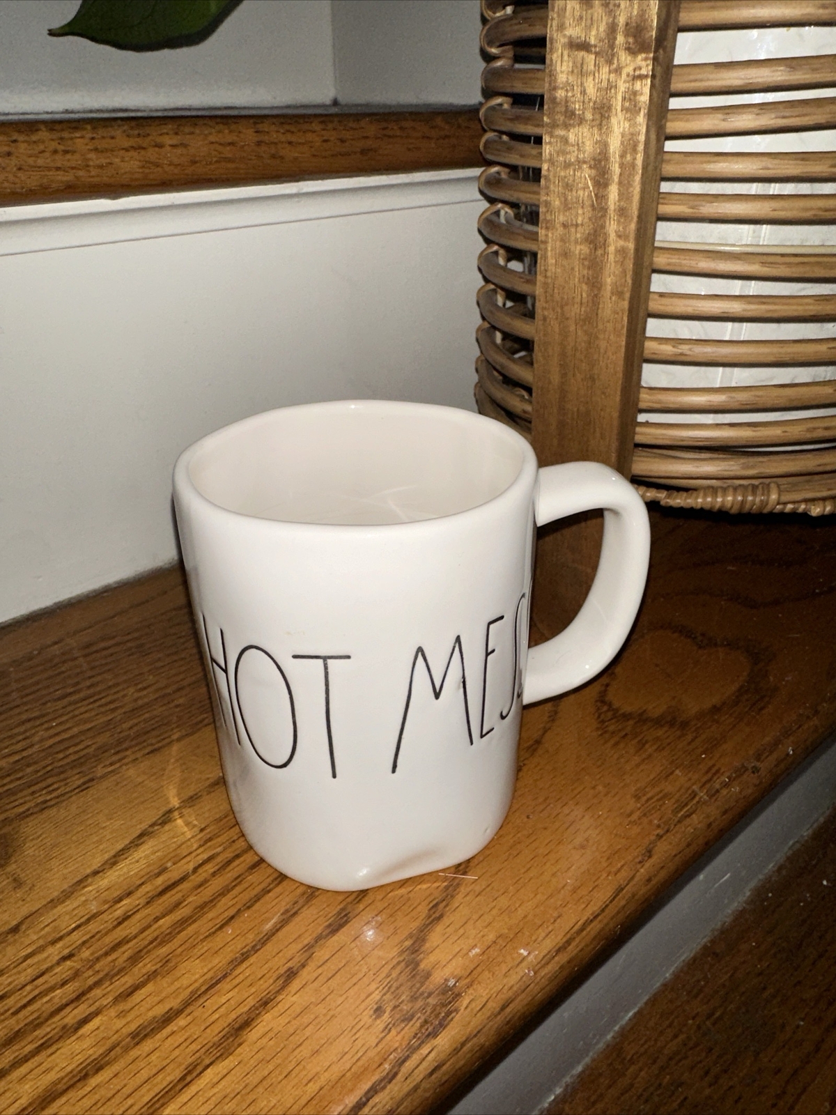 Rae Dunn HOT MESS Coffee Mug Cup UNIQUE DESIGN Starbucks Dunkin Donuts ...