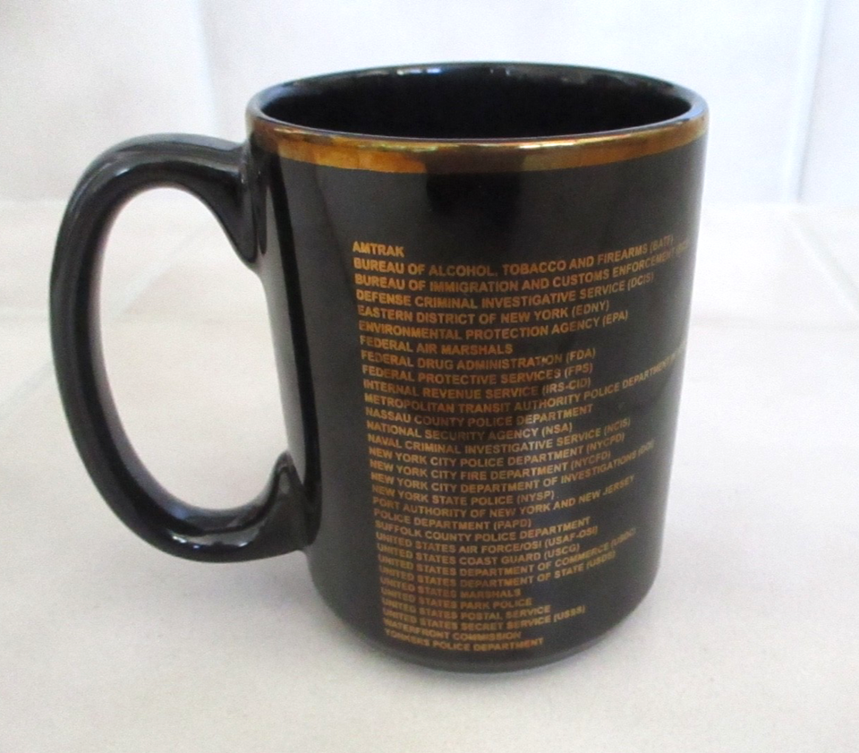 FBI NYO Joint Terrorism Task Force Coffee Mug Federal Bureau of ...
