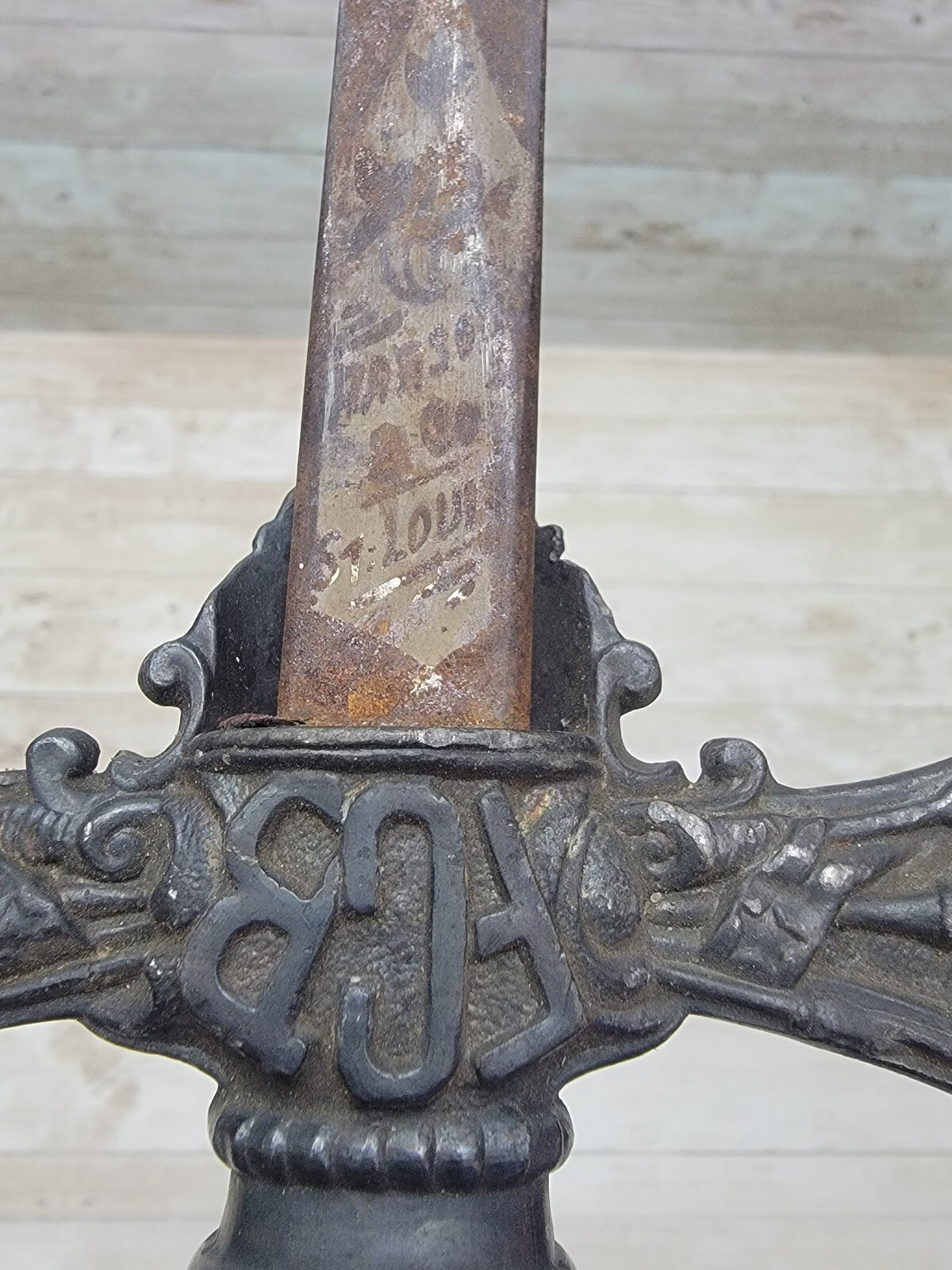 Vintage Antique Knights Of Pythias Ceremonial Masonic FCB Sword Rare ...