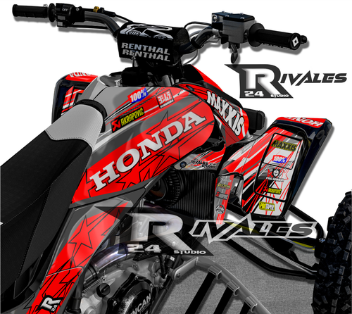 Honda TRX 450R 450ER graphics kit 2004 2005 2006 to 2015 decals ...