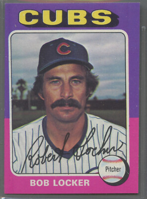1975 Topps #434 Bob Locker Chicago Cubs | eBay