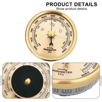 Mechanical Barometer for Home Environment 70MM Adjustable Pressure ...