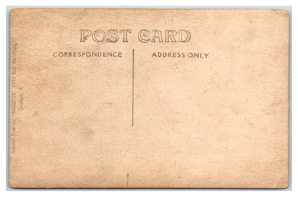 Cowboy RPPC Prop Cattle man showing off his LASSO skills for the camera ...