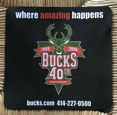 Milwaukee Bucks 40th Anniversary Mouse Pad | eBay
