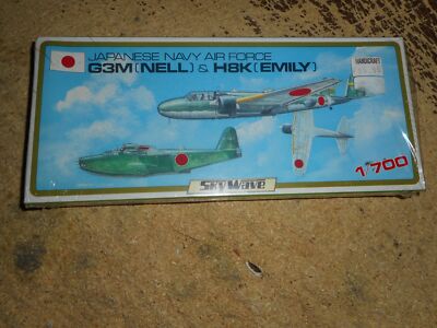 Skywave Japanese Air Force G3M Nell & H8K Emily Airplane Kit in Sealed ...