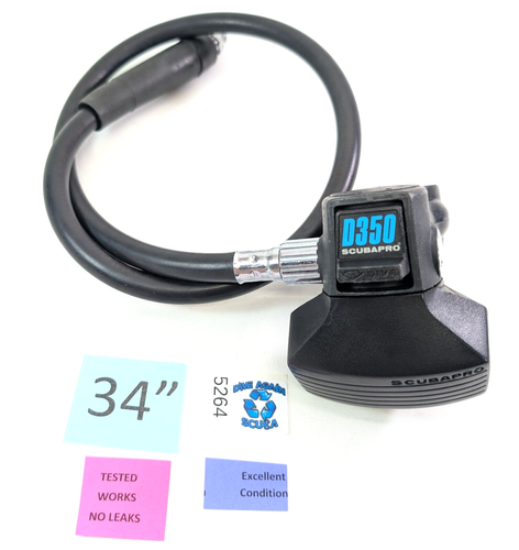 Scubapro D350 / D400 Primary Second 2nd Stage Regulator Scuba Dive ...