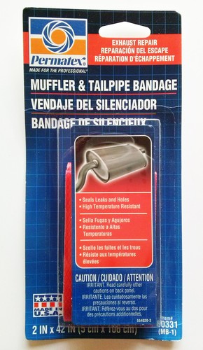PERMATEX MUFFLER TAILPIPE BANDAGE 80331 exhaust repair 5X106cm high ...
