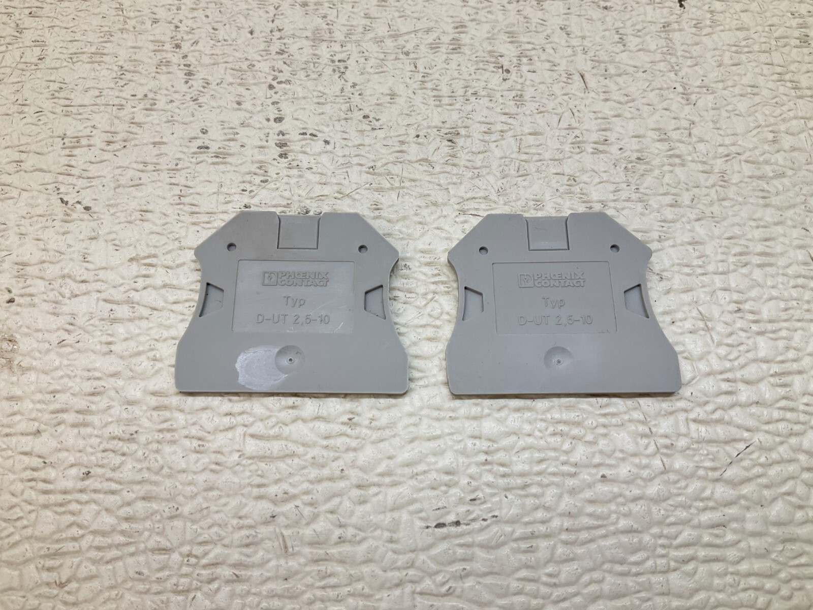 Phoenix Contact D-UT 2,5-10 Gray Grey Wire Terminal End Cap 2.5-10 Lot ...
