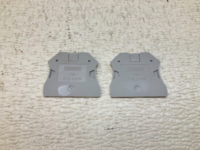 Phoenix Contact D-UT 2,5-10 Gray Grey Wire Terminal End Cap 2.5-10 Lot ...